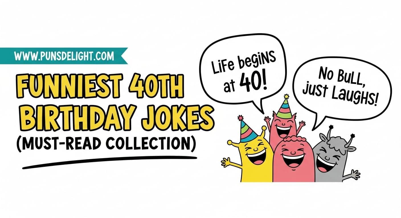 Turning 40? Hilarious 40th Birthday Jokes to Share