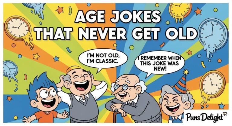 190+ Hilarious Age Jokes That Get Better with Time
