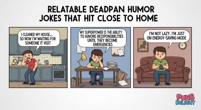 163+ Clever Deadpan Humor Jokes That Will Have You Laughing Nonstop