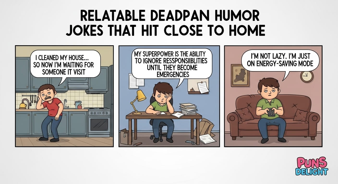163+ Clever Deadpan Humor Jokes That Will Have You Laughing Nonstop