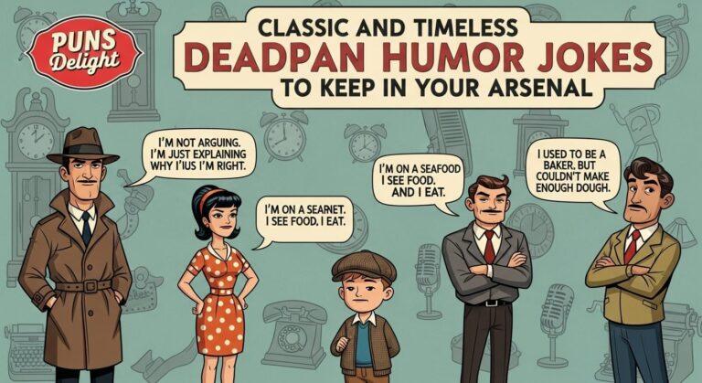 163+ Clever Deadpan Humor Jokes That Will Have You Laughing Nonstop