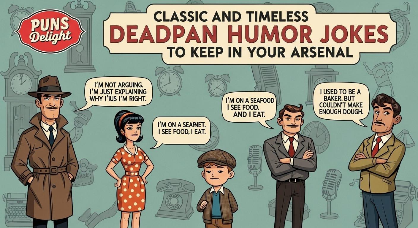 163+ Clever Deadpan Humor Jokes That Will Have You Laughing Nonstop