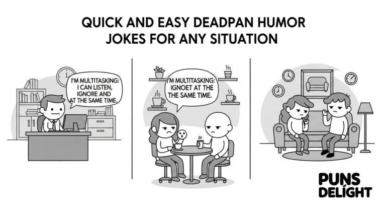 163+ Clever Deadpan Humor Jokes That Will Have You Laughing Nonstop