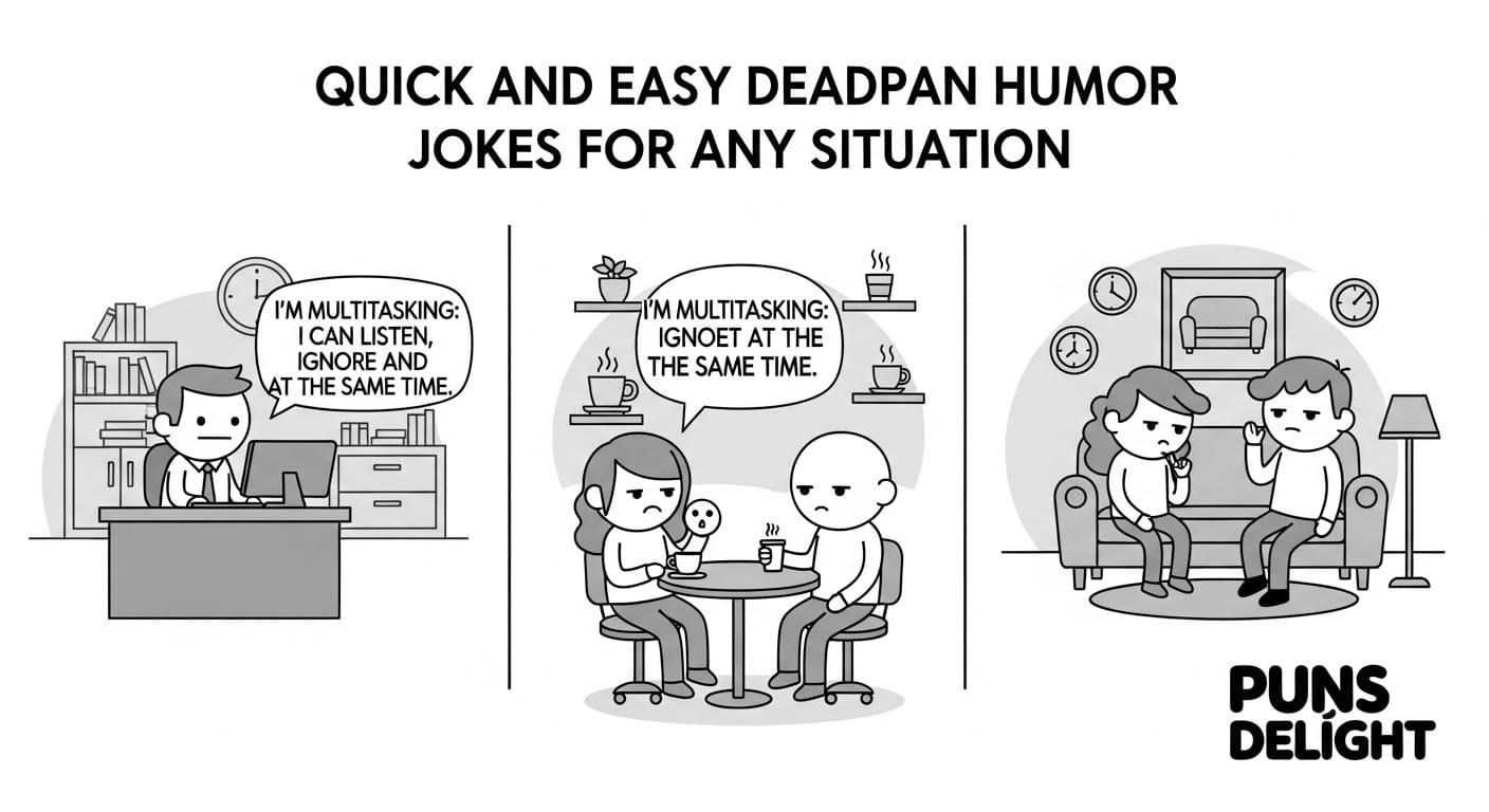 163+ Clever Deadpan Humor Jokes That Will Have You Laughing Nonstop