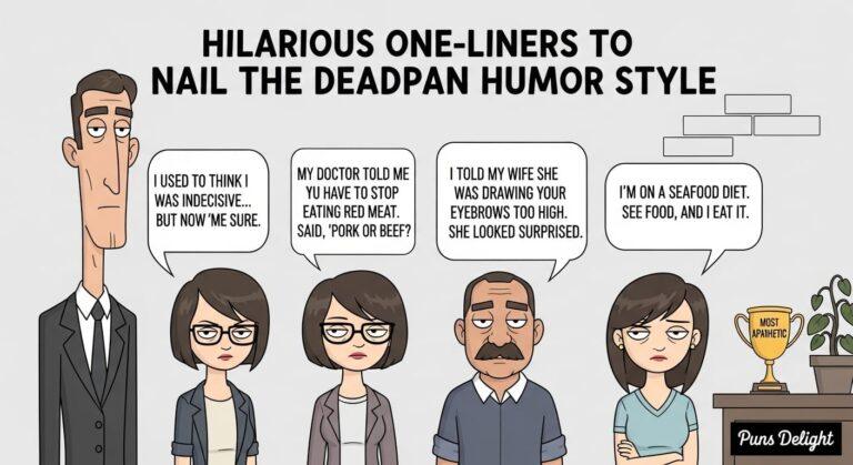 163+ Clever Deadpan Humor Jokes That Will Have You Laughing Nonstop