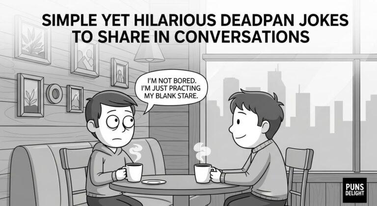 163+ Clever Deadpan Humor Jokes That Will Have You Laughing Nonstop