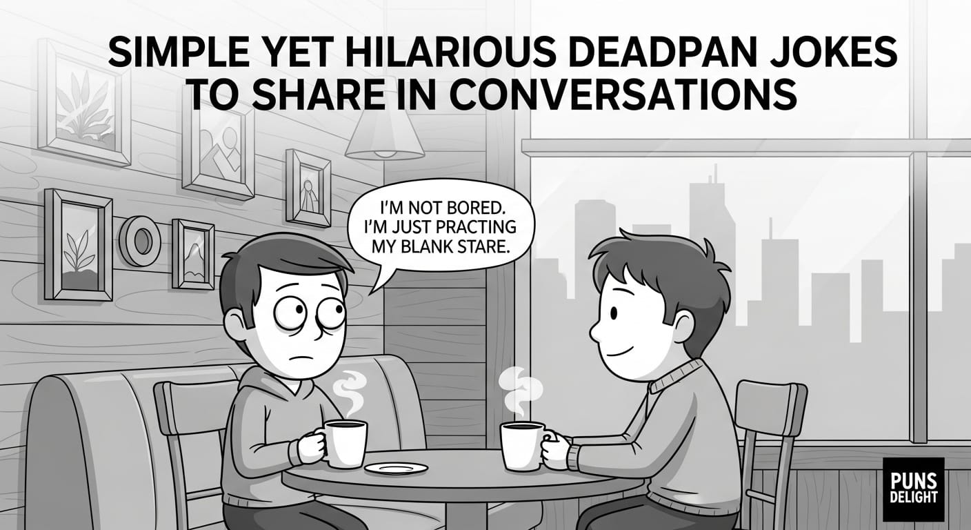 163+ Clever Deadpan Humor Jokes That Will Have You Laughing Nonstop