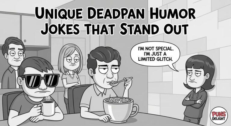 163+ Clever Deadpan Humor Jokes That Will Have You Laughing Nonstop