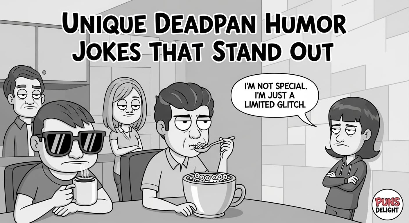 163+ Clever Deadpan Humor Jokes That Will Have You Laughing Nonstop