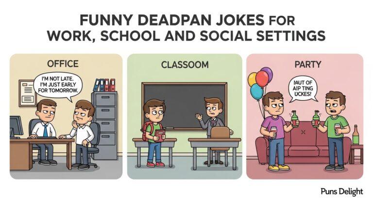 163+ Clever Deadpan Humor Jokes That Will Have You Laughing Nonstop