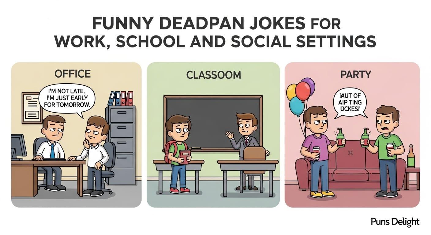 163+ Clever Deadpan Humor Jokes That Will Have You Laughing Nonstop