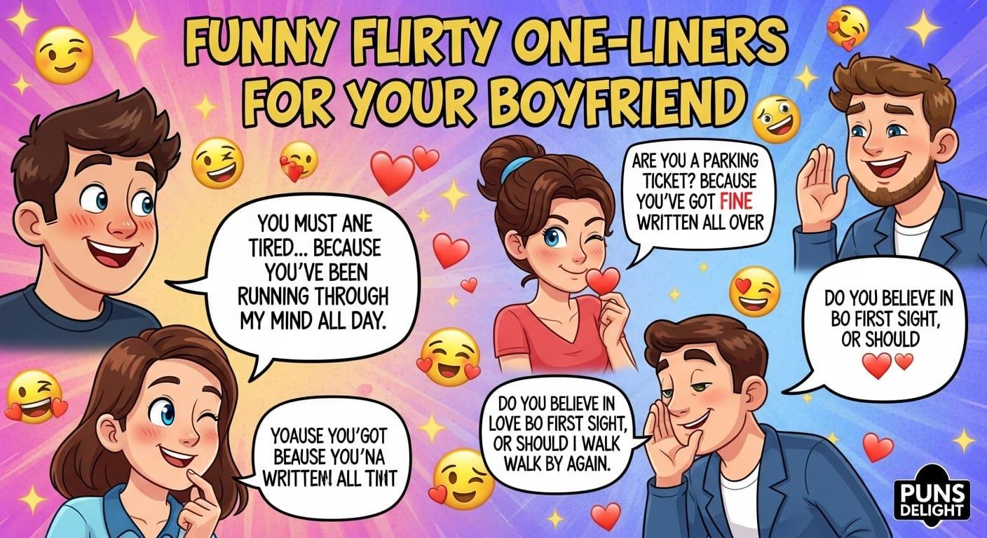 400+ Irresistibly Flirty Jokes for Boyfriend: Cute, Funny, and Romantic ...