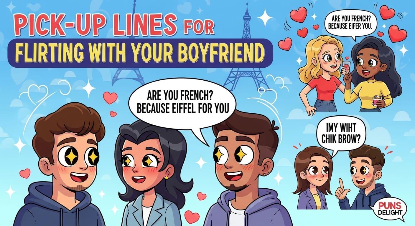 400+ Irresistibly Flirty Jokes for Boyfriend: Cute, Funny, and Romantic ...