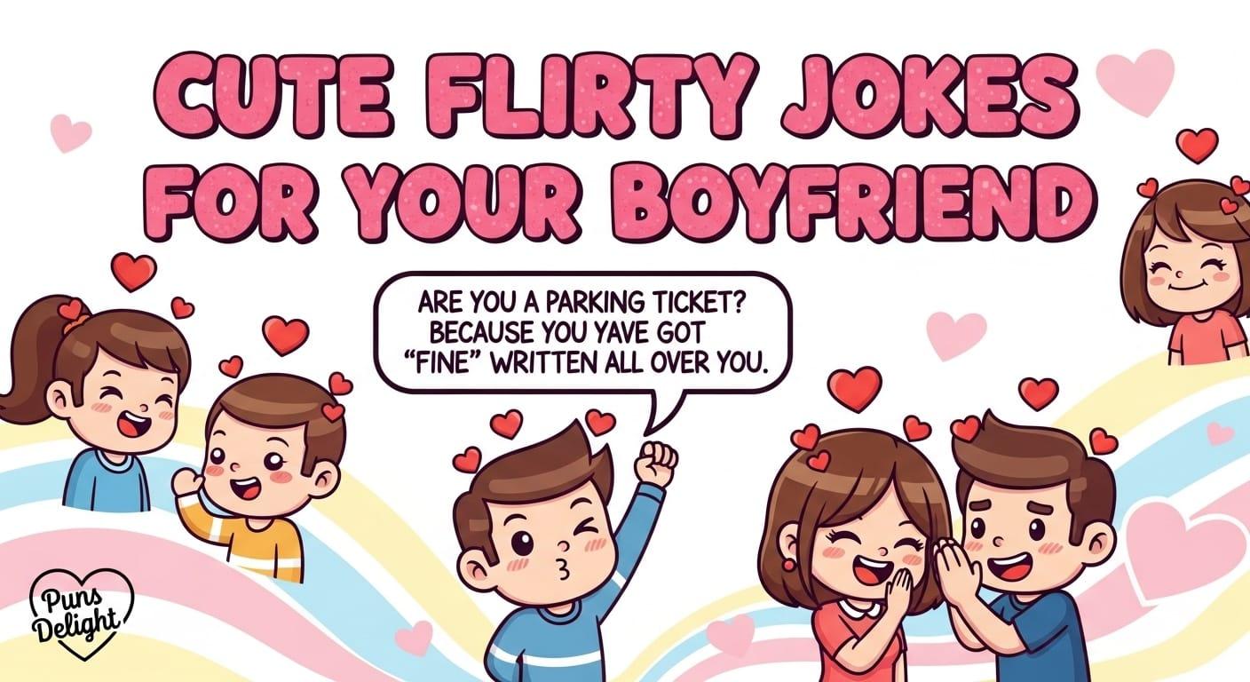 400+ Irresistibly Flirty Jokes for Boyfriend: Cute, Funny, and Romantic ...