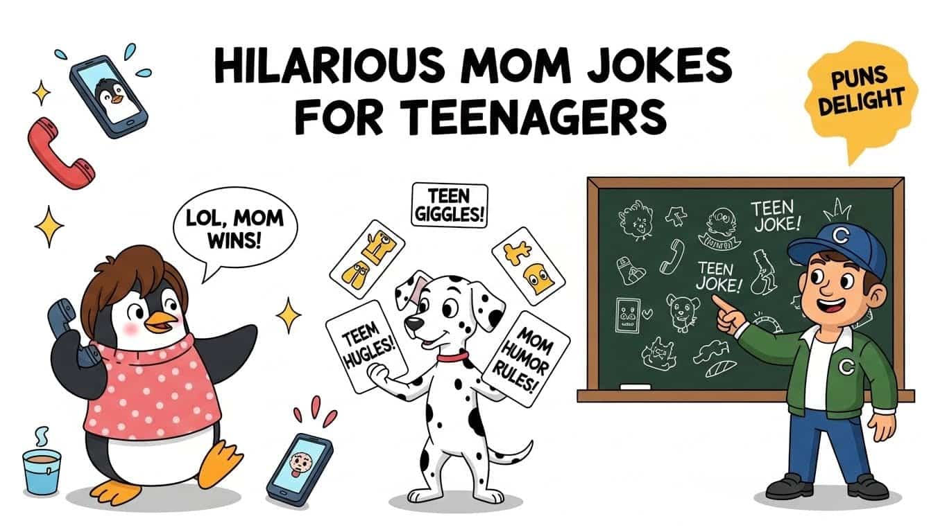 316+ Hilarious Mom Jokes That'll Have You Laughing Harder Than Dad (2026)