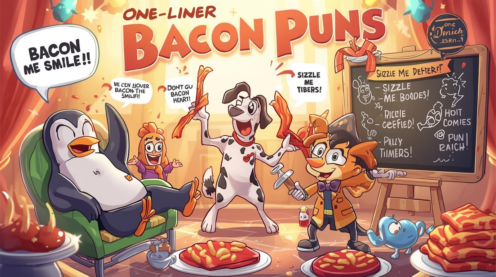 🥓 175+ Funny Bacon Puns That’ll Sizzle Your Sense of Humor 2026 🔥🐖