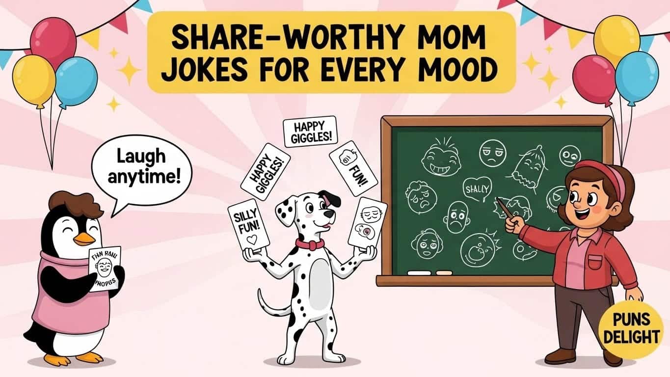 316+ Hilarious Mom Jokes That'll Have You Laughing Harder Than Dad (2026)