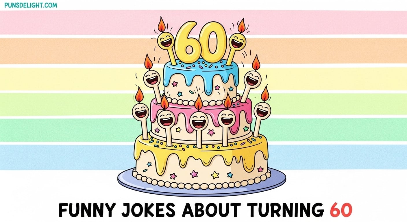 60+ 60th Birthday Jokes That Are Aging Like Fine Wine