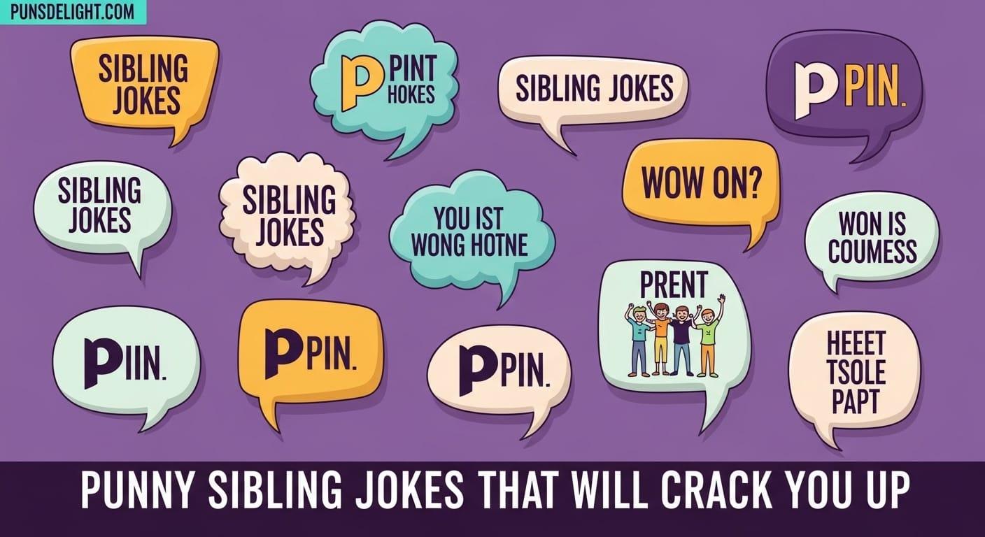 340+ Hilarious Sibling Jokes That Will Instantly Make You Laugh